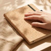 China A5 Notebook Stationary Set With Cork Grain Cover Acid Free Personalised for sale