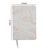 China Embroidered Fabric Hardcover Cloth Hardcover Notebook Promotional School Writing Journal for sale