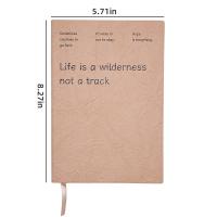 China A5 Cover Custom Leather Notebook Wrinkled Vintage Minimal Notepad For Office Study for sale