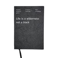 China A5 Cover Custom Leather Notebook Wrinkled Vintage Minimal Notepad For Office Study for sale