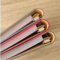 China Magnetic Handcrafted Custom Leather Notebook 6 Ring Binder With Refillable Pages A5 for sale