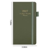 China Mini Portable Yearly Daily Weekly Monthly Planners Notebook CMYK Printing Customizable for sale