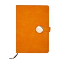 China A5 Engraved Custom Leather Notebook Minimalist PU Hardcover Journal With Magnetic Snap for sale