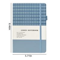 China Personalized Monogrammed A5 PU Leather Bound Journal Hardcover Notebook Business Notepad for sale