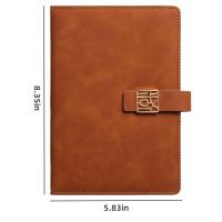 China Custom A5 PU Leather Business Office Notebook Set, Retro Magnetic Closure Hardcover Journal for sale