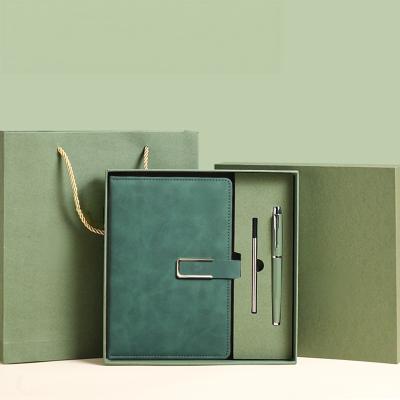 China Customizable A5 PU Leather Business Notebook Gift Set, Ideal For Corporate Gifts & Office Planning for sale