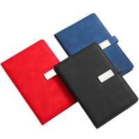 China Luxury Custom PU Leather Notebook Gift Set, Wholesale Hardcover Journal For Business Promotional Events Custom Logo for sale