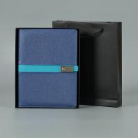 China Custom Factory PU Leather Multi-functional A5 Power Bank Notebook Set, New Durable Charging Journal With USB Flash Drive for sale