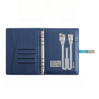 China Custom Factory PU Leather Multi-functional A5 Power Bank Notebook Set, New Durable Charging Journal With USB Flash Drive for sale