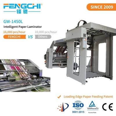 China 16000 Sheets/Hour Full Servo Corrugated Paper Board Cardboard Flute Laminator Machine for sale