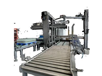 China High Low Unloading Bottle Depalletizer Machine 380V 50Hz Precision Operation for sale