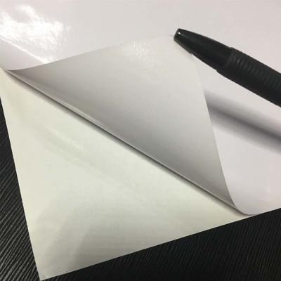 China Outdoor Self Adhesive Vinyl Roll Signs Printable Removable Car Sticker 130G for sale