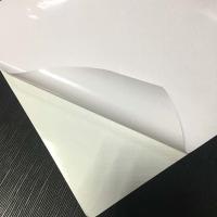 China Outdoor Self Adhesive Vinyl Roll Signs Printable Removable Car Sticker 130G for sale
