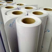 China Outdoor Self Adhesive Vinyl Roll Signs Printable Removable Car Sticker 130G for sale