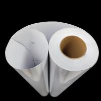 China White High Gloss  Exterior Removable Self Adhesive Vinyl Exhaust Groove Film 130G for sale