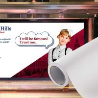 China Inkjet Printable Vinyl Rolls Waterproof Inkjet Vinyl Media Printing for sale