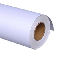 China PP Self Adhesive Film Gloss White Gloss for sale