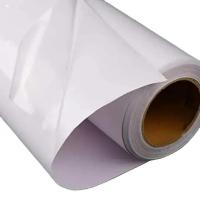 China Repositionable Back Self Adhesive PP Paper Sheet Matt White Polypropylene Film for sale