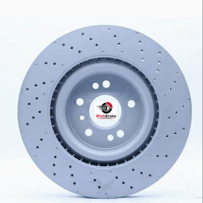 China Drilled And Slotted Brake Disc For BMW Audi Mercedes Benz Lamborghini Nissan Ferrari Brake Discs Distributor Wholesale brake Rotors for sale