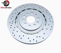 China Custom Drilled & Slotted Works Modified Brake Discs For Racing Car Brake System Parts Slotted And Drilled Disc Brake Rotor For Toyota Camry OEM 4351206060 High-Quality Car Brake Disc for sale