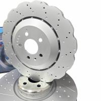 China Carbon Ceramic Brake Discs With Geomet Technology Suitable For Multiple Vehicle Models For MERCEDES-BENZ SL 124 T-Model C-CLASS A0004212312 Auto Front Brake Disc Rotor for Mercedes Benz W205 C43 C450 for sale