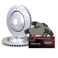 China Auto Parts 282mm High Quality Geomet Coated Slotted Car Brake Disc 31257 45251-SMG-E31 For Honda Accord Coupe Wagon Edix Vezel Civic for sale