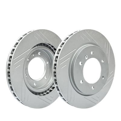 China Front Slotted Brake Rotors A0004212312 Auto Front Brake Disc Rotor For Mercedes Benz W205 C43 C450 AMG W213 E300 E400 E43 X253 GLC300 Premium for sale