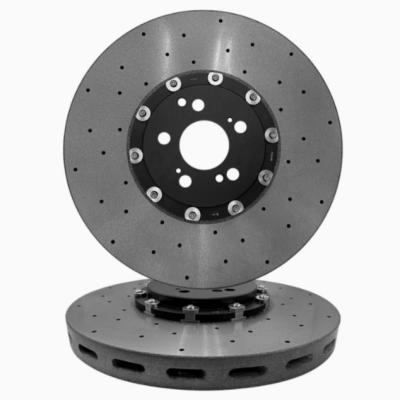 China Carbon Ceramic Brake Discs 355mm 22mm Rear Ccb Brake Rotors Carbon Ceramic Disc 20981825 Front 394mm 34mm Drill Break Disk Carbon Ceramic Brake Disc Rotors for C7-Z06 for sale