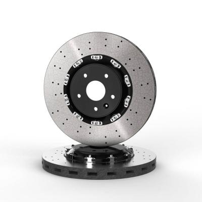 China 400mm 410mm 420mm 440mm Carbon Ceramic Brake Rotor Disc For Porsche 992 GT3 Rs 996 Panamera 970 Carbon Ceramic Composite Material Brake Rotor Disc for 18 Inch and Larger Rim 355mm Disc for sale
