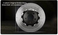 China Auto Brake System Carbon Ceramic Brake Disc 355-440mm Front Rear Carbon Ceramic Brake Rotor For BMW M2 M3 M4 M5 F30 F80 F82 for sale