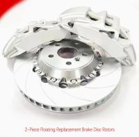 China Hot Sale High-Performance 2-piece Brake Rotor 1664230512 for Mercedes-Benz GL Curved Slotted Brake Disc OE#95535140240 Curved Groove Brake Rotor For PORSCHE VW Sport Performance Vehicle for sale