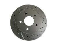 China Ventilated Drilled Slotted Front Brake Rotor Disc 370*36mm OE 2224215100 Rear 292*14mm Brake Disc Manufacturer'S Wholesale 43206-6RR0A For Nissan ROGUE for sale