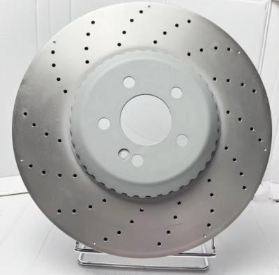 China Ventilated Drilled Slotted Front Brake Rotor Disc 370*36mm OE 2224215100 Rear 292*14mm Brake Disc Manufacturer'S Wholesale 43206-6RR0A For Nissan ROGUE for sale