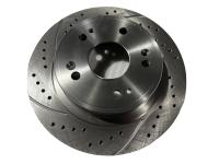 China Ventilated Drilled Slotted Front Brake Rotor Disc 370*36mm OE 2224215100 Rear 292*14mm Brake Disc Manufacturer'S Wholesale 43206-6RR0A For Nissan ROGUE for sale