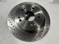 China Front 380*36mm Advanced Braking Rotor Brake Disc For Audi Brake Disc Drilled and Slotted Brake Rotor for Porsche Cayman S From 2010 for sale
