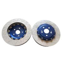China Drilled Black Hat Front Floating Brake Disc For Infiniti FX G Coupe G Saloon High Quality Customized Carbon Ceramic Brake Disc for Racing Car 275mmx24mm 8bolt for sale