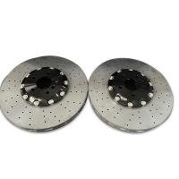 China 355*32MM High Performance Direct Fit Low Noise for BMW AUDI BENZ Toyota Nissan 4 Piston Carbon Ceramic Disc 395 375mm For Bmw 3/5/7 Series X3/X5/X6/X7 Made In China for sale