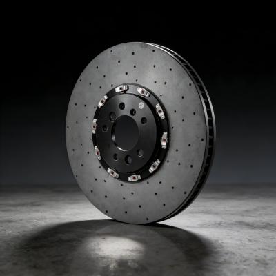China For Car Carbon Ceramic Brake Disc Using Original Caliper Upgrade Front Carbon Rotor For Nissan GTR R35 BMW M2 3 4 for sale