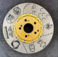 China 374*36mm 2-Piece Brake Disc Floating Front For BMW G05/06/07/12/14/30/32 OE#34116875283;34106875284 Universal Custom Size 2-Piece Floating Brake Disc 330mm 355mm 356mm 360mm Groove Dill for Cars for sale