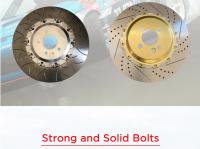 China Preminum Quality Floating Brake Rotor Floating Disc for BMW X5 X6 Aluminum Hub Coating 360mm Floating Rotors 2-Piece Brake Disc Caliper For Alfa Romeo Giulia Car Wheel for sale