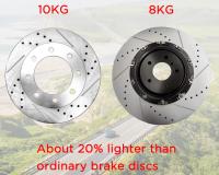 China Preminum Quality Floating Brake Rotor Floating Disc for BMW X5 X6 Aluminum Hub Coating 360mm Floating Rotors 2-Piece Brake Disc Caliper For Alfa Romeo Giulia Car Wheel for sale