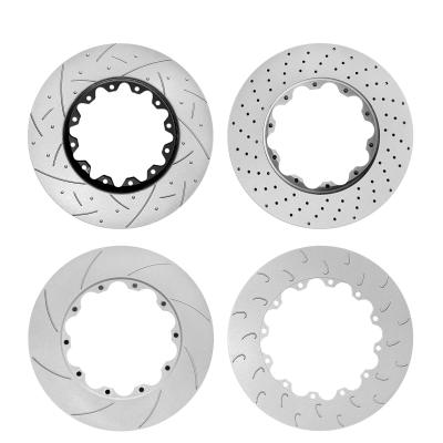China Anti-Rust Zinc Plated Floating Auto Brake Rotor Discs for BMW Lx6 E70 Floating Brake Rotor Floating Disc For Porsche Cayenne Audi A4 A5 Q5 A6 A7 Q7 A8 S4 S5 S6 S8 VW Toureg for sale