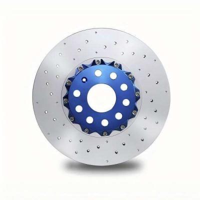 China Floating Brake Disc 2 Pieces Discs 2-Piece Rotor OE#97035140600 Front 390mm*38 For Direct Fit OEM MOTOR SPORT High-quality Floating Slotted Disc 340mm Carbon Ceramic Brake Rotor Performanc for sale