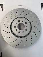China Mazda 323 Brake Disc Parts 415x40 380x28mm Drilled Brake Disc Rotors For Porsche Cayenne 9YA Panamera 971 2P Floating Replacement OE 9Y0615301AC 9Y0615601D for sale
