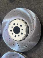 China Auto Parts High Carbon Alloys 2-Piece Brake Disc For Bm W X5m OE 34112284901 OEM Replacement Brake Disc two-Piece Solid Brake Rotor for sale