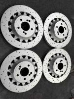 China Auto Parts 374mm 2 Pieces OEM Front Brake Disc For Audi Q7 Brake Rotor 2-Piece Floating Brake Disc Auto Brake System Break Disc For AUDi for sale