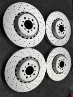 China Auto Parts 374mm 2 Pieces OEM Front Brake Disc For Audi Q7 Brake Rotor 2-Piece Floating Brake Disc Auto Brake System Break Disc For AUDi for sale