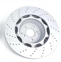 China 670037769 Auto Front Brake Disc Rotor For Maserati Levante S GTS 3.0T 3.8T 2017-2024 Premium Oe Replacement Coated Brake Disc OE#235318 Non Stick Surface Brake Rotor For MASERATI for sale