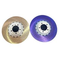 China Brake Rotor for Maserati Levante 380mm Disc Brake Pad Set in Stock Auto Drilled Slotted Brake Discs High-Carbon Alloy Cast Iron ISO9001/TS16949 Certified 34116860912 Hydraulic Brake System for sale