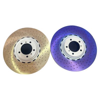 China Brake Rotor for Maserati Levante 380mm Disc Brake Pad Set in Stock Auto Drilled Slotted Brake Discs High-Carbon Alloy Cast Iron ISO9001/TS16949 Certified 34116860912 Hydraulic Brake System for sale